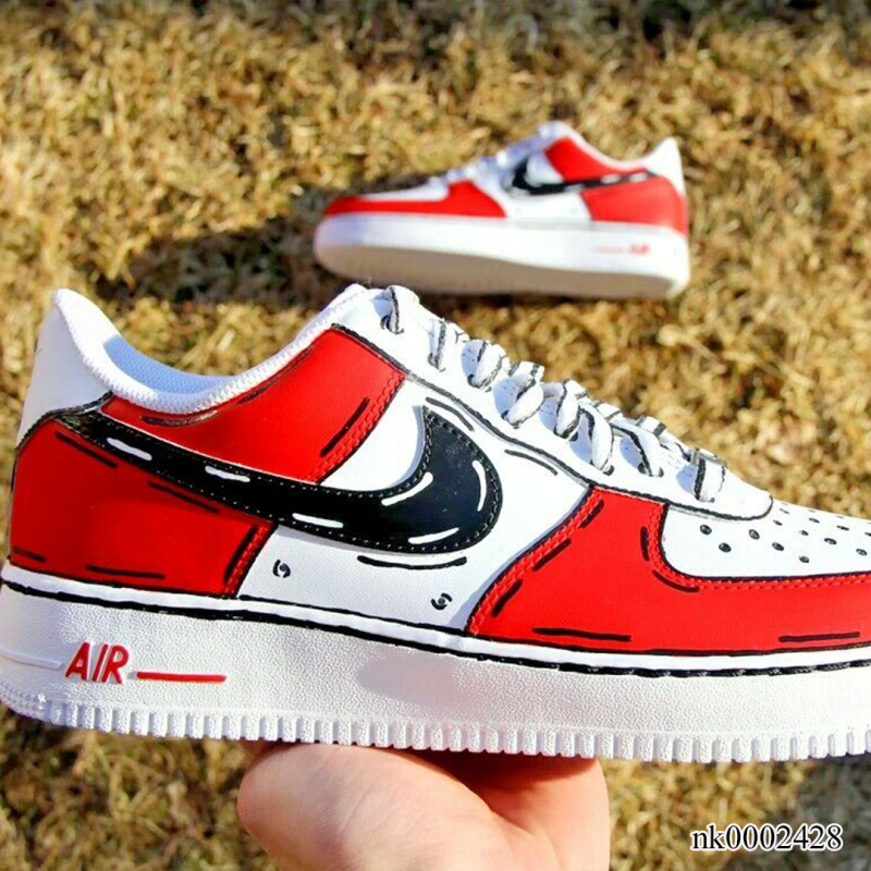 AF 1 Chicago Cartoon Custom Shoes Sneakers - nk0002428 - Rapcrushers