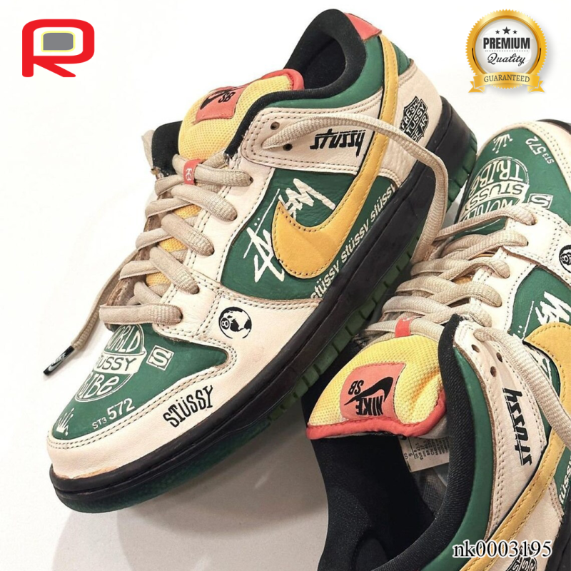 SB Dunk Drawing Stussy Car Speedway Custom Shoes Sneakers - nk0003195 ...